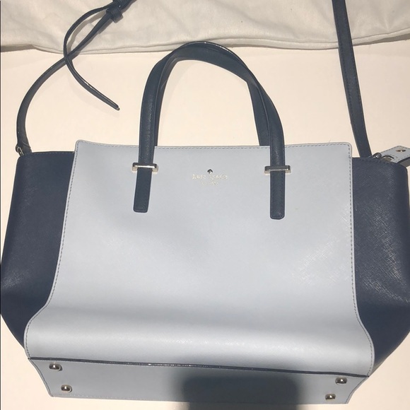 kate spade | Bags | Kate Spade Womans Purse Light Blue Dark Blue | Poshmark
